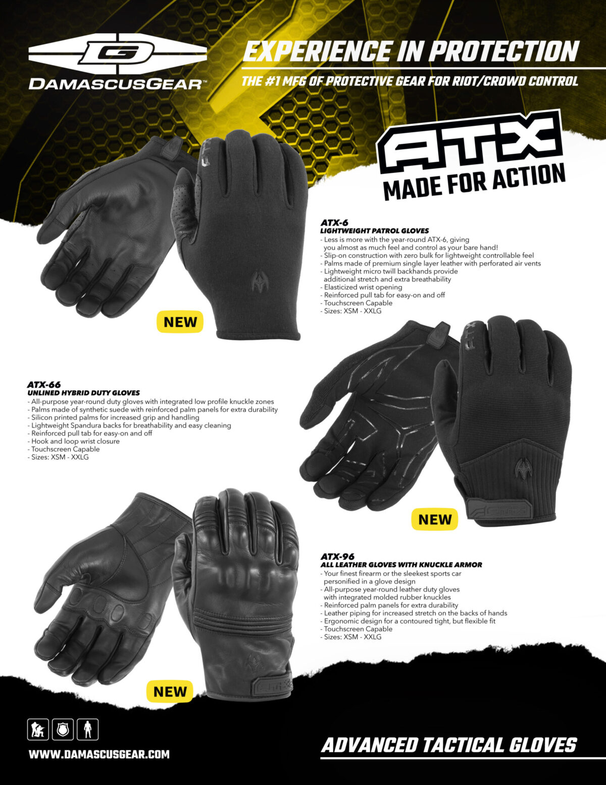 Lightweight Patrol Gloves - Damascus Gear