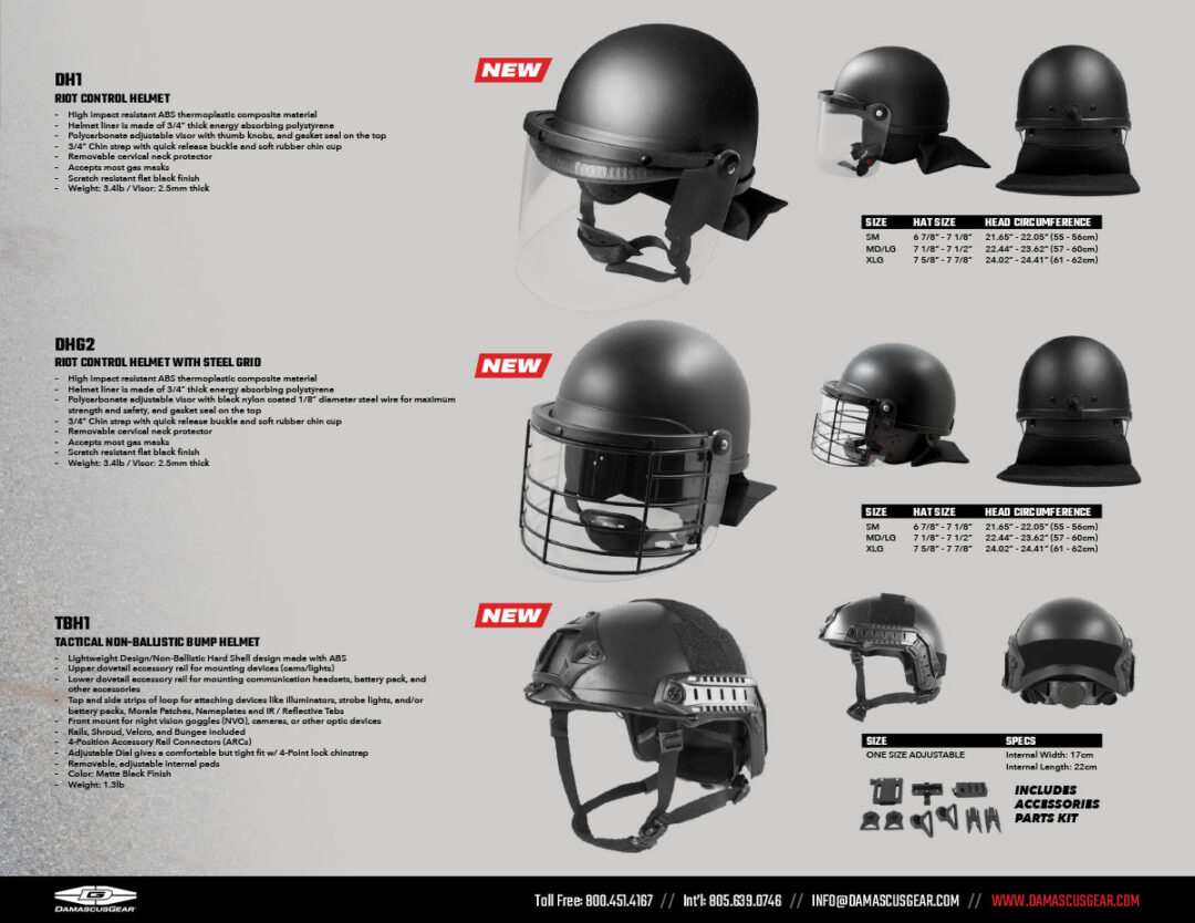 Riot Control Helmet - Damascus Gear