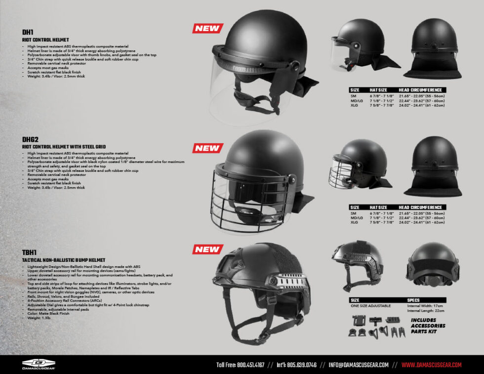 Tactical Non-Ballistic Bump Helmet - Damascus Gear