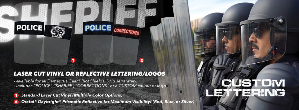 Damascus Gear® Riot Shields | Durable Polycarbonate Defense